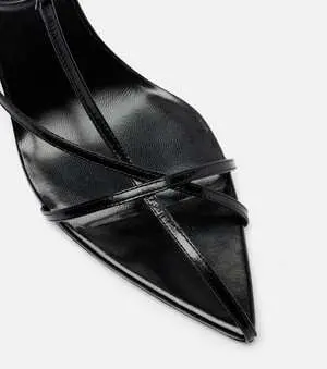 JIL SANDER Cage Leather Sandals