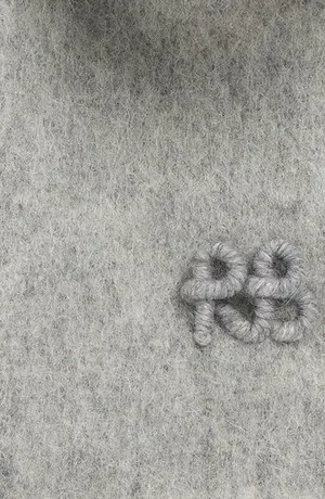 Ruslan Baginskiy Rb Wool Blend Fringe Scarf - Grey