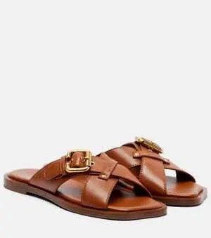 Chloé Leather Slides