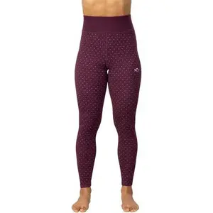 Kari Traa Vilma High Waist Pant - Wine