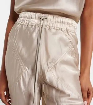 Rick Owens Satin Flared Pants