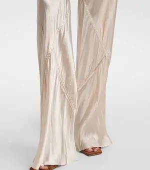 Rick Owens Satin Flared Pants