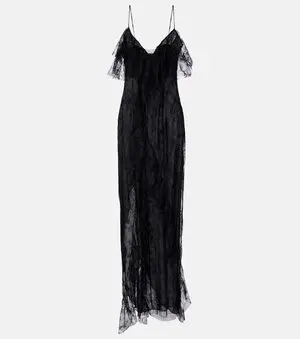 Sheer Lace Maxi Dresses