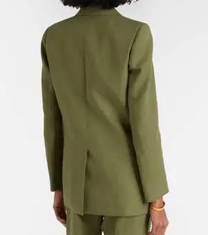 BLAZÉ MILANO Midday Sun Linen Blazer - Green