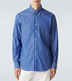 SLOWEAR Striped Cotton Shirt