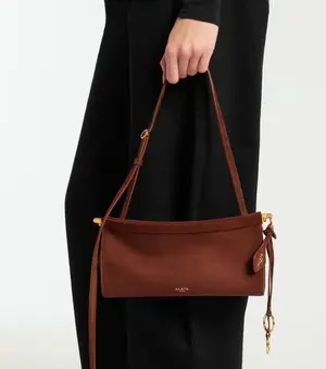 Alaïa Le Click Suede Shoulder Bag