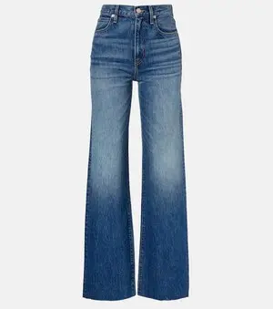 SLVRLAKE Grace Faded Wide-leg Jeans - Blue