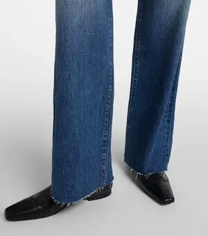 SLVRLAKE Grace Faded Wide-leg Jeans - Blue