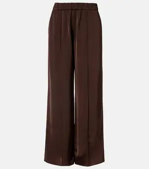 JIL SANDER Wide-leg Viscose Pants