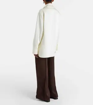 JIL SANDER Wide-leg Viscose Pants