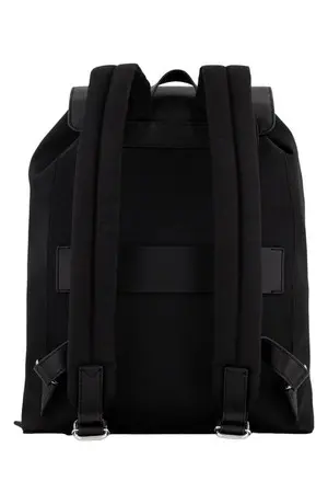 Vince Drayton Leather & Nylon Flap Backpack