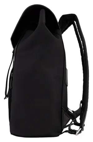 Vince Drayton Leather & Nylon Flap Backpack
