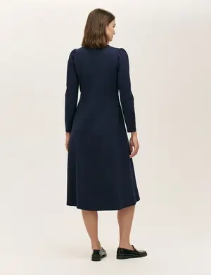 FINERY LONDON Gilly Ponte Jersey Midi Dress