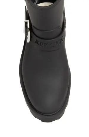 JIMMY CHOO Waterproof Moto Boots
