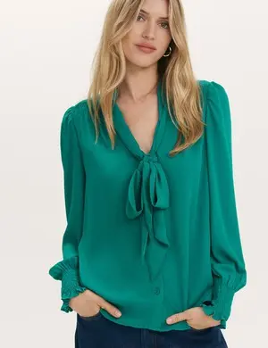 FINERY LONDON Mavis Chiffon Blouse