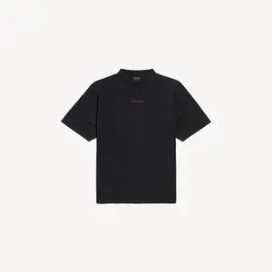 Balenciaga Back Medium Fit T-shirt Black