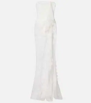 Christopher Esber Floating Draped Lace Gown