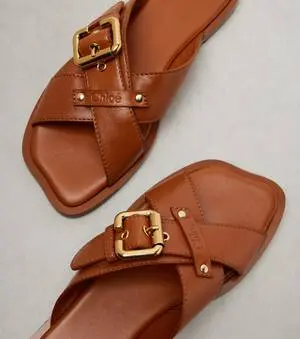 Chloé Nil Leather Slides