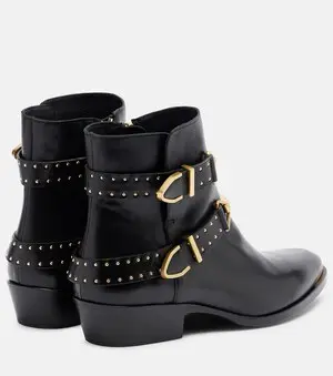 Isabel Marant Étoile Zalya Leather Ankle Boots