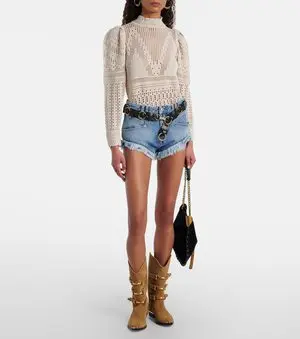 Isabel Marant Étoile Mexia 35 Suede Cowboy Boots - Brown