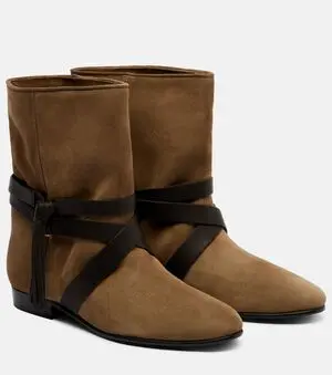 Women's Flat Suede Ankle Boots