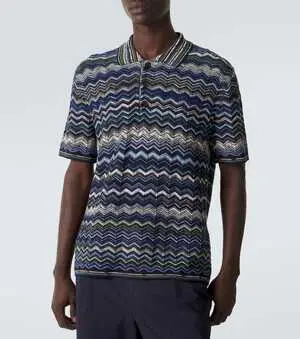 Missoni Zigzag Cotton Polo Shirt