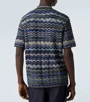 Missoni Zigzag Cotton Polo Shirt