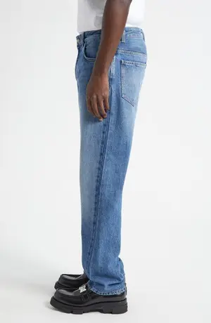 Givenchy Couture Seam Straight Leg Jeans - Medium Blue