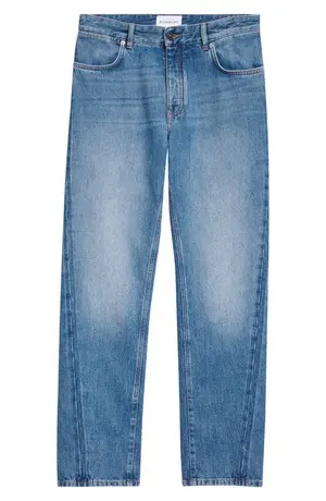 Givenchy Couture Seam Straight Leg Jeans - Medium Blue