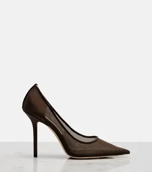 JIMMY CHOO Love 100 Mesh Pumps