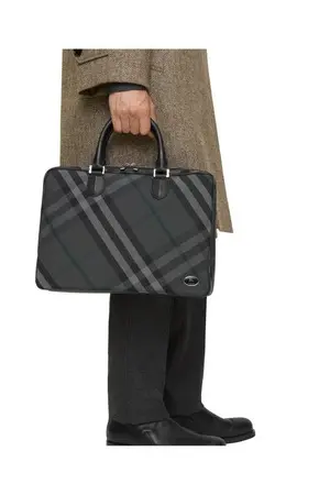 Burberry Grid Briefcase