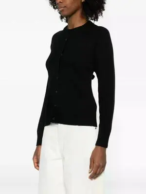 CORDERA Cutout Cardigan - Black