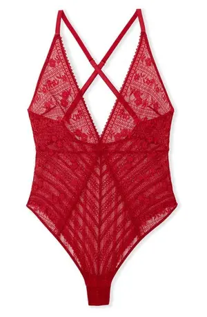 ETAM Aura Plunge Lace Teddy