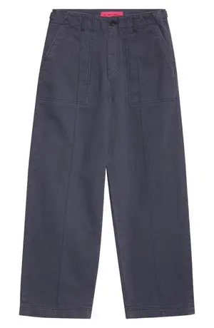 THE ELDER STATESMAN Herringbone Carpenter Pants