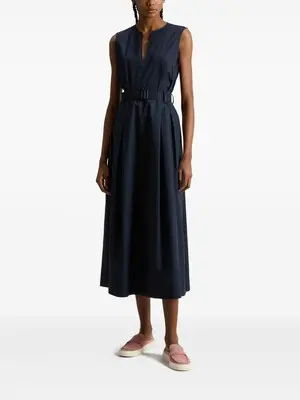 Woolrich Cotton Belted Long Coat