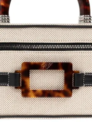 ROGER VIVIER Belle Vivier Vanity Case - Beige
