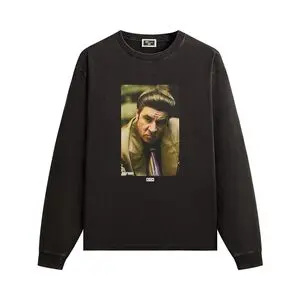 Kith For The Sopranos Silvio Vintage Long Sleeve Tee - Black