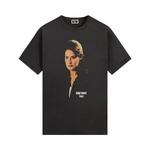 Kith For The Sopranos Jennifer Vignette Vintage Tee - Black