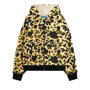 MARKET Camo Zip Up Jacket