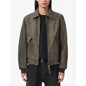 ALLSAINTS Marland Leather Aviator Jacket