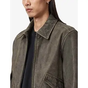 ALLSAINTS Marland Leather Aviator Jacket