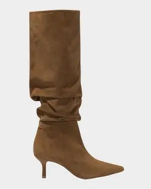 Simkhai Jordi Suede Kitten-heel Boots