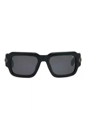 Philipp Plein Rectangle-frame Sunglasses - Black