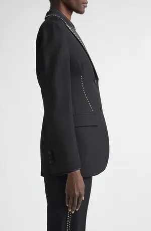 Versace Wool Grain De Poudre Jacket