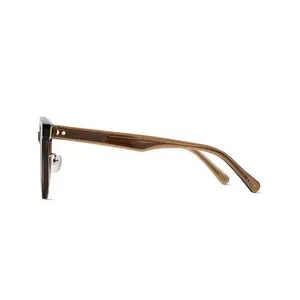 COVRY Lili Round Frame Sunglasses - Honey