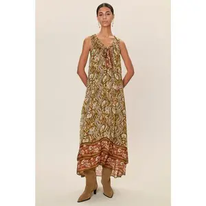 Rebecca Taylor Isha Printed Sleeveless Dress