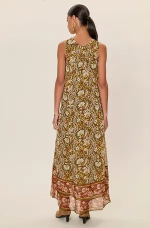 Rebecca Taylor Isha Printed Sleeveless Dress