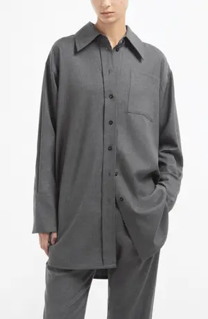 Co Overshirt In Wool