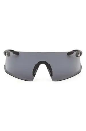 Adidas 120mm Shield Sports Sunglasses - Matte Black/smoke