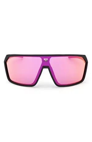 Adidas 130mm Shield Sunglasses - Matte Black/mirror Violet